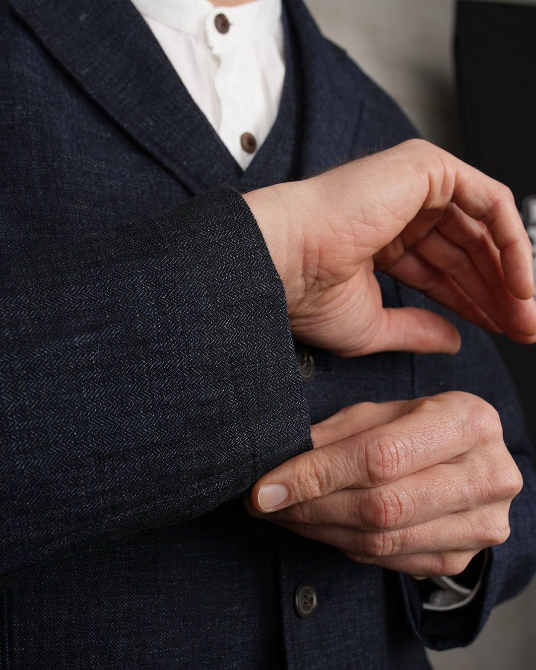 1927 Harvester Jacket Owen Blue - Pike Brothers