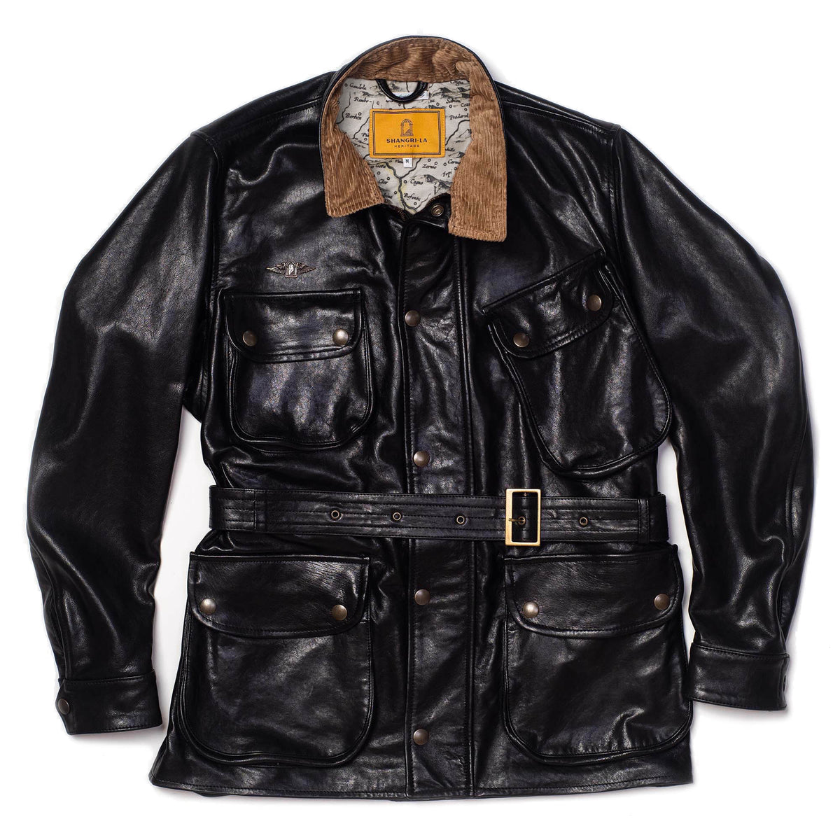 Explorator Black Leather Jacket - Shangri-La Heritage – Hats, Boots ...
